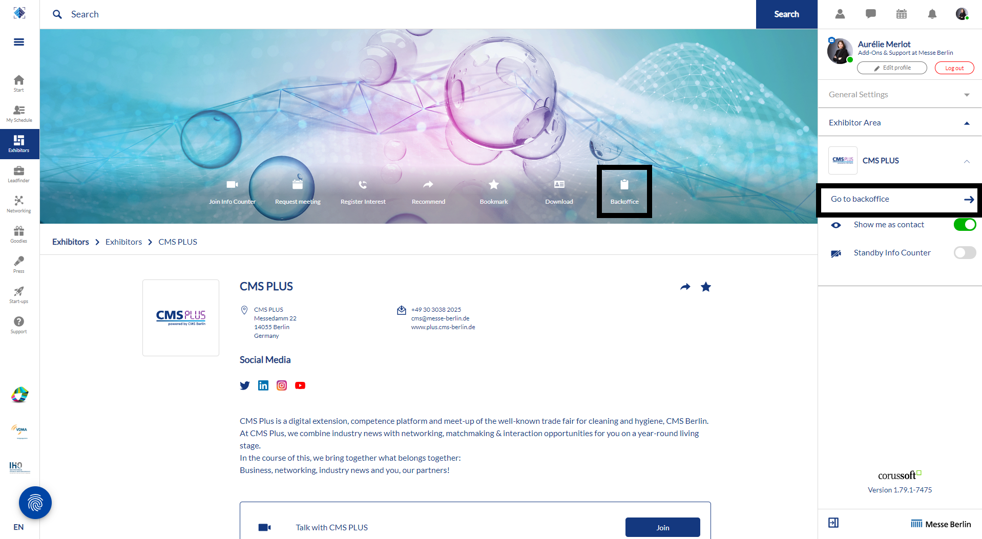 Company Profile & Backoffice